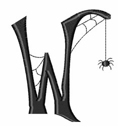 Cobweb W Embroidery Design | EmbroideryDesigns.com