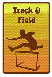 Track & Field Embroidery Design | EmbroideryDesigns.com