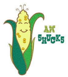 Aw Shucks Embroidery Design | EmbroideryDesigns.com