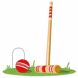 Croquet Game Embroidery Design | EmbroideryDesigns.com