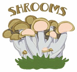 Shrooms Embroidery Design | EmbroideryDesigns.com