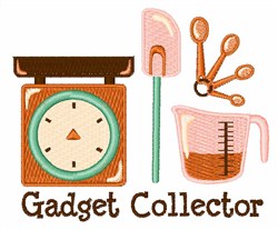 Gadget Collector Embroidery Design | EmbroideryDesigns.com