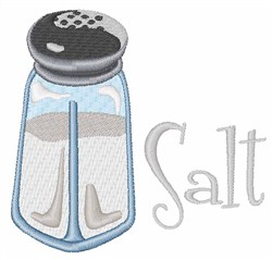 Salt Shaker Embroidery Design | EmbroideryDesigns.com