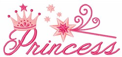 Princess Embroidery Design | EmbroideryDesigns.com