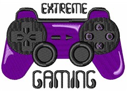 Extreme Gaming Embroidery Design | EmbroideryDesigns.com