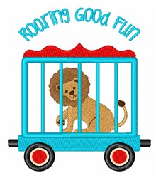 Roaring Good Fun Embroidery Design | EmbroideryDesigns.com