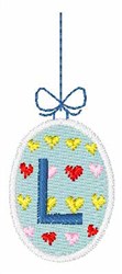 Easter Ornament L Embroidery Design | EmbroideryDesigns.com