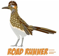 Road Runner Embroidery Design | EmbroideryDesigns.com