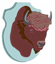 Buffalo Head Embroidery Design | EmbroideryDesigns.com