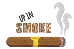 Up In Smoke Embroidery Design | EmbroideryDesigns.com