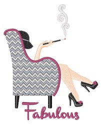 Fabulous Lady Embroidery Design | EmbroideryDesigns.com