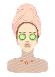 Spa Day Embroidery Design | EmbroideryDesigns.com