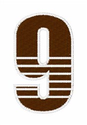 Buzzed Font 9 Embroidery Design | EmbroideryDesigns.com
