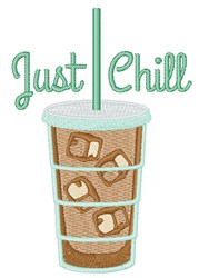 Just Chill Embroidery Design | EmbroideryDesigns.com