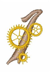 Steampunk Gears 1 Embroidery Design | EmbroideryDesigns.com
