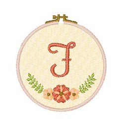 Embroidery Hoop F Embroidery Design | EmbroideryDesigns.com