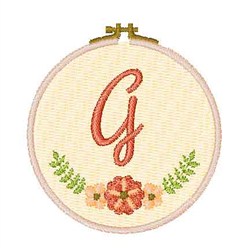 Embroidery Hoop G Embroidery Design | EmbroideryDesigns.com