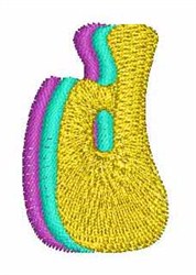 Groovy Font d Embroidery Design | EmbroideryDesigns.com