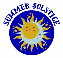 Summer Solstice Embroidery Design | EmbroideryDesigns.com