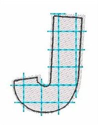 Pattern Paper J Embroidery Design | EmbroideryDesigns.com