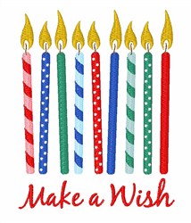 Make A Wish Embroidery Design | EmbroideryDesigns.com