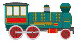 Train Engine Embroidery Design | EmbroideryDesigns.com