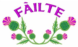 Failte Embroidery Design | EmbroideryDesigns.com