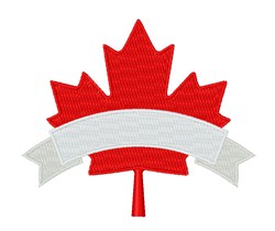Canadian Maple Embroidery Design | EmbroideryDesigns.com