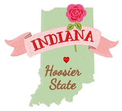 Hoosier State Embroidery Design | EmbroideryDesigns.com
