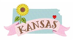 Kansas Embroidery Design | EmbroideryDesigns.com