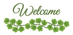 Welcome Ivy Embroidery Design | EmbroideryDesigns.com