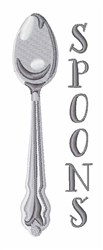 Spoons Embroidery Design | EmbroideryDesigns.com