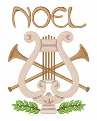 Noel Embroidery Design | EmbroideryDesigns.com