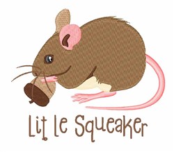 Little Squeaker Embroidery Design | EmbroideryDesigns.com