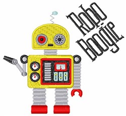 Robo Boogie Embroidery Design | EmbroideryDesigns.com
