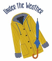 Under Weather Embroidery Design | EmbroideryDesigns.com