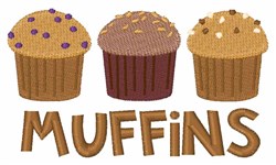 Muffins Embroidery Design | EmbroideryDesigns.com