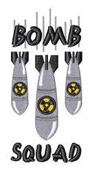 Bomb Squad Embroidery Design | EmbroideryDesigns.com