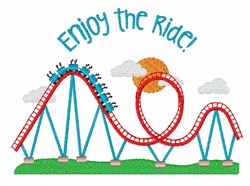 Enjoy The Ride Embroidery Design | EmbroideryDesigns.com