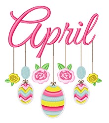 April Mobile Embroidery Design | EmbroideryDesigns.com