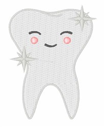 Happy Tooth Embroidery Design | EmbroideryDesigns.com