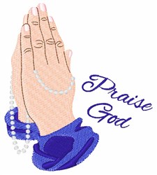 Praise God Embroidery Design | EmbroideryDesigns.com