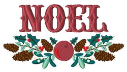 Noel Embroidery Design | EmbroideryDesigns.com