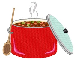 Chili Pot Embroidery Design | EmbroideryDesigns.com