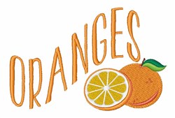 Oranges Embroidery Design | EmbroideryDesigns.com