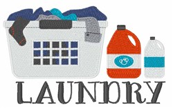 Laundry Embroidery Design | EmbroideryDesigns.com