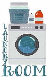 Laundry Room Embroidery Design | EmbroideryDesigns.com