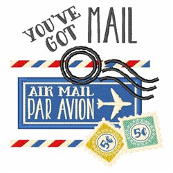 Youve Got Mail Embroidery Design | EmbroideryDesigns.com