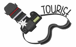 Tourist Embroidery Design | EmbroideryDesigns.com