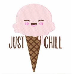 Just Chill Embroidery Design | EmbroideryDesigns.com